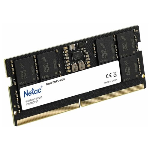 Модуль памяти SO-DIMM DDR 5 DIMM 8Gb 4800Mhz, Netac NTBSD5N48SP-08