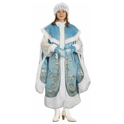 Карнавальный костюм "Снегурочка-боярыня", р-р 44-48, рост 170 см