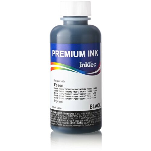 Чернила для принтера Epson K101, K201, K301, T1361, 100 мл, пигментные, черные