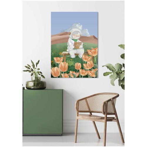 Интерьерная картина "На пути к мечте" на холсте, картина для дома, на стену, картина на холсте 60х80 см
