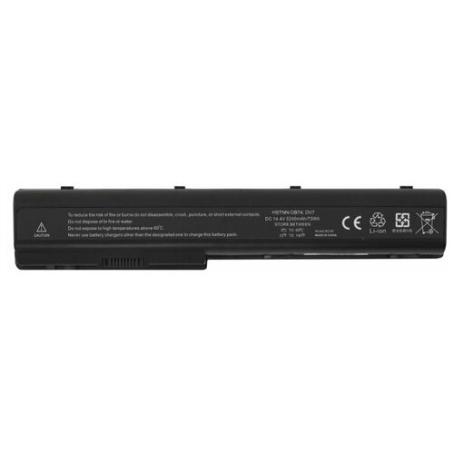 Аккумулятор (батарея) для ноутбука HP Pavilion DV7-1137 (HSTNN-IB75 14,4V 5200 mAh)