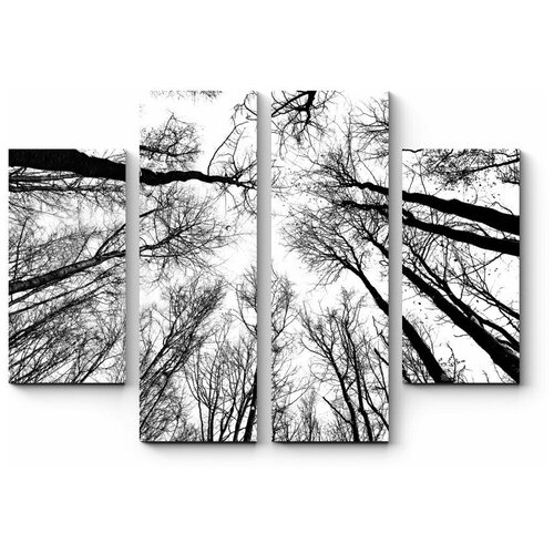 Модульная картина Осенний лес 150x113