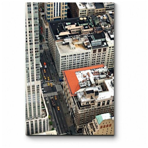 Модульная картина Пасмурный день в Нью-Йорке110x165
