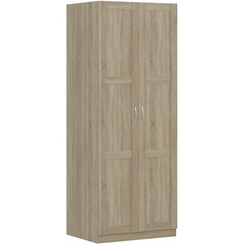 Шкаф ГУД ЛАКК Пегас, 2 двери сборные, 78х58х202 см, бежевый, дуб сонома