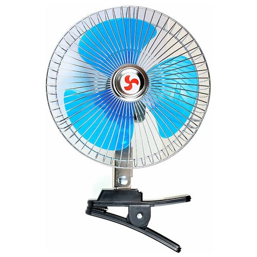 Вентилятор в машину 8" 24 V (Прищепка)