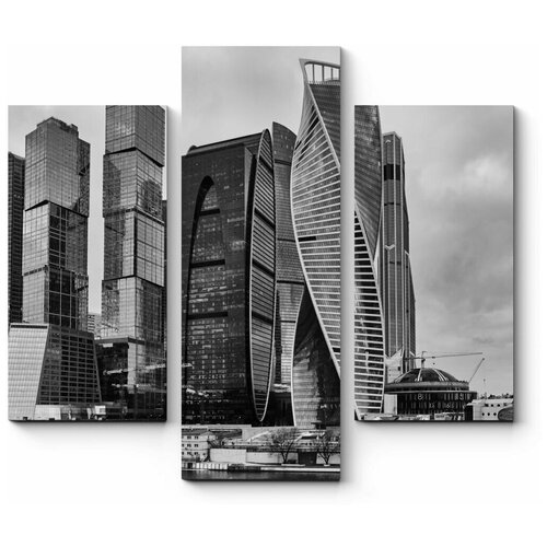 Модульная картина Московский бизнес центр60x54