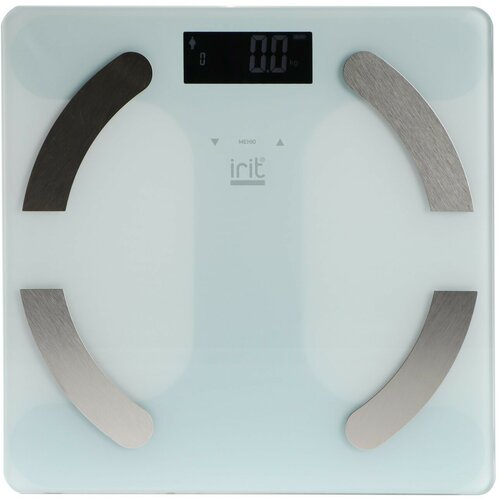 Весы напольные Irit IR-7275, диагностические, до 180 кг, 2хААА (в комплекте), белые