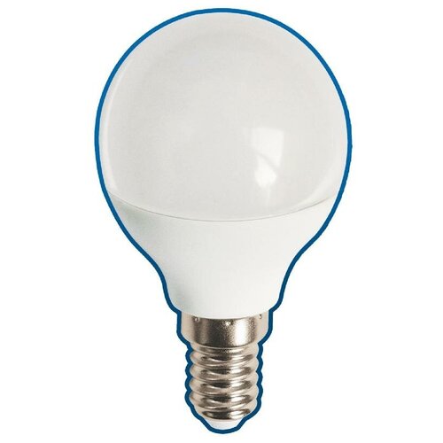 Лампа светодиодная PLED-LX 8Вт G45 шар 4000К нейтр. бел. E14 | код 5025295 | JazzWay (8шт. в упак.)