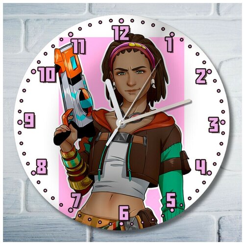 Настенные декоративные часы УФ с ярким рисунком, диаметр 28см Tales From the Borderlands (PS, Xbox, PC, Switch) 2868