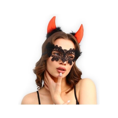 Карнавальный набор Страна Карнавалия "Дьяволица", ободок, маска