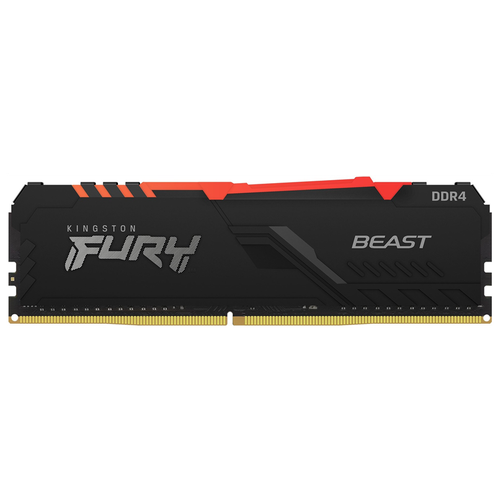 Оперативная память Kingston 8GB 3600MHz DDR4 CL17 DIMM FURY Beast RGB (KF436C17BBA/8)