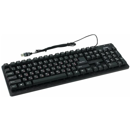 Клавиатура SVEN Standard 301, USB, 104 кнопки, черный (SV-03100301UB)