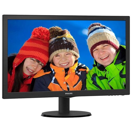 Монитор Philips 24" 243V5QHABA 1920x1080 MVA WLED 75Гц 8ms VGA DVI HDMI