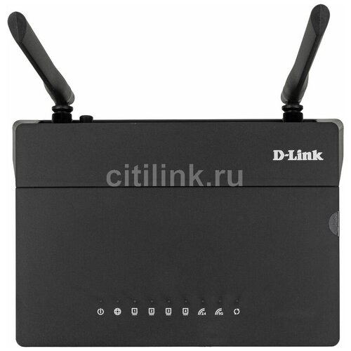 Роутер беспроводной D-Link DIR-806A/RU AC750 10/100BASE-TX черный