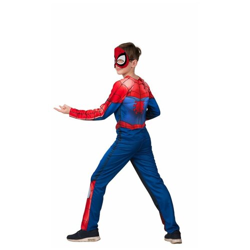 Карнавальный костюм «Человек-паук», куртка, брюки, маска, р. 30, рост 116 см