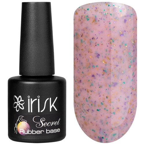 Irisk Professional Базовое покрытие Shimmer Rubber Base, 23 secret, 10 мл