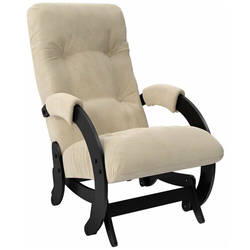 Кресло-качалка глайдер-маятник Модель 68 (Консул) каркас Венге/ткань Verona vanilla (велюр)