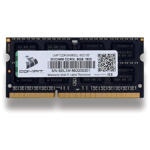 Модуль памяти DDR3L 8Гб SO-DIMM 1600 1.35V CMPTDDR38GBSDL1600135