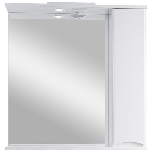 Зеркальный шкаф подвесной SanStar Smile 60 для ванной комнаты белый