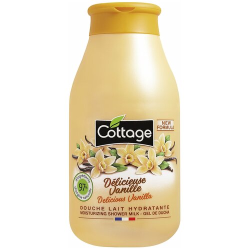Увлажняющее молочко для душа с ароматом ванили Cottage Moisturizing Delicious Vanilla Shower Milk