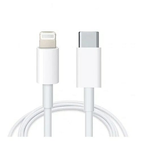 USB кабель FOXCONN (Type-C-Lightning) для iPhone/iPod/iPad (белый) 1м