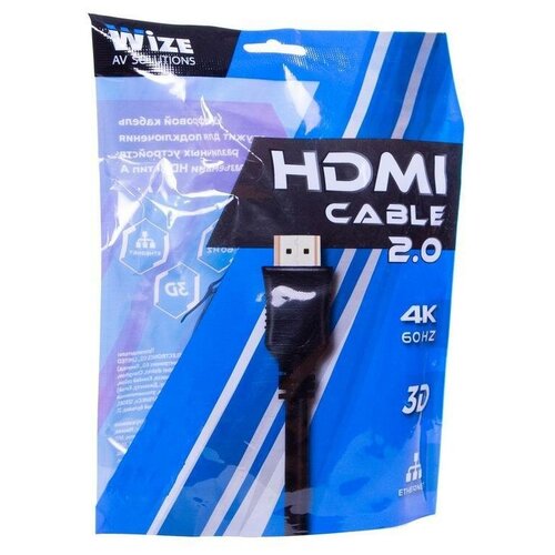 Аксессуар Wize HDMI 19M/19M v.2.0 1.8m Black C-HM-HM-1.8M