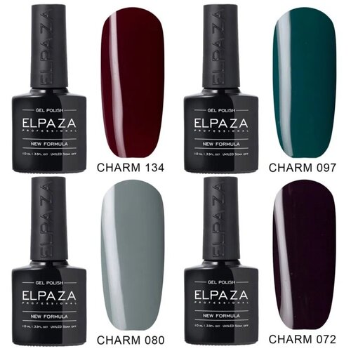 ELPAZA CHARM Professional/Гель-лак/ Набор 4 шт. по 10 мл