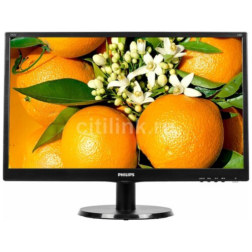 Монитор Philips 243V5QSBA (00/01) 23.6", черный