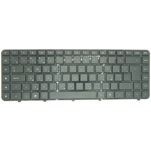 Клавиатура для ноутбука HP Pavilion dv6-3172sr черная с рамкой