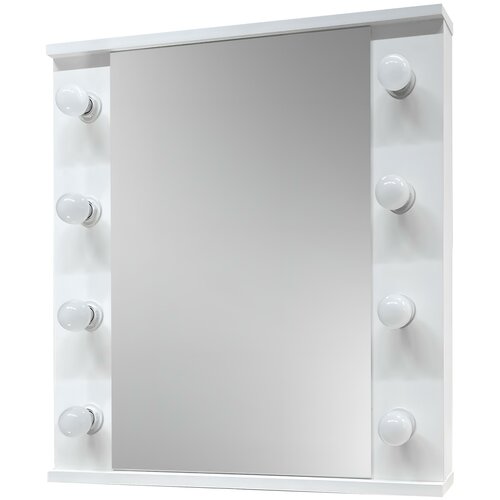 Зеркало 60 см. с подсветкой Шарм 1 (белый)