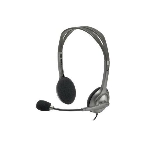 Компьютерная гарнитура Logitech Headset H110 black (981-000472)