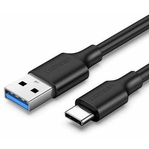 Кабель UGREEN US184 (20884) USB 3.0 A Male to Type C Male Cable Nickel Plating. Длина: 2м. Цвет: черный