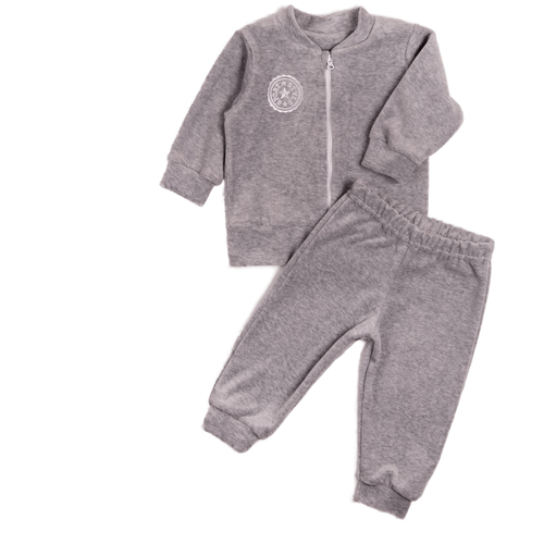 Комплект одежды Совенок Дона, размер 48-74, серый