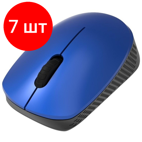 Комплект 7 штук, Мышь компьютерная RITMIX RMW-502 BLUE 1200 dpi, 3кн (80000934)