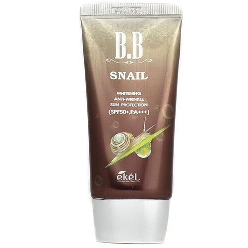 Ekel BB крем Snail Whitening Anti-Wrinkle Sun Protection, 50 мл/100 г, оттенок: универсальный, 1 шт.