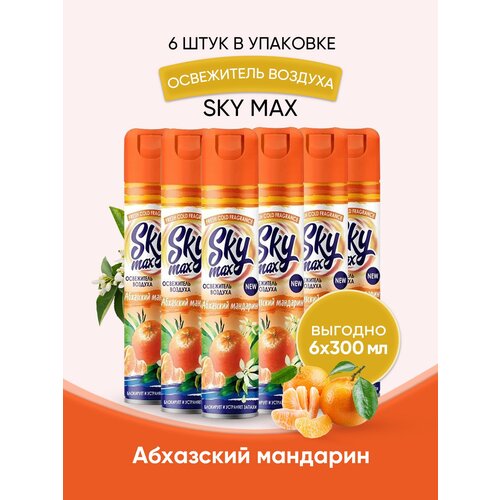 Освежитель воздуха SKY MAX Абхазский мандарин 6 шт.