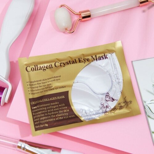 Патчи гидрогелевые для глаз Collagen Crystal, прозрачные, 3 шт