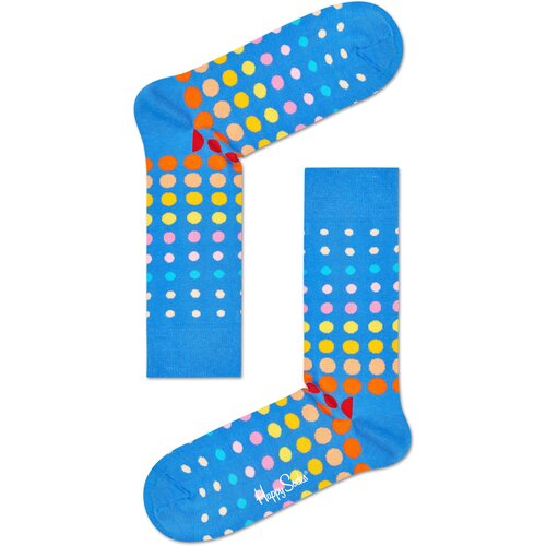 Носки Happy Socks, размер 41-46, голубой, мультиколор