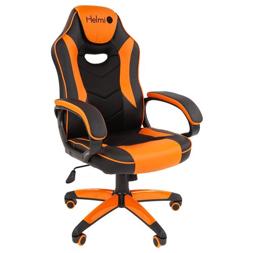Компьютерное кресло Helmi HL-S16 универсальное, обивка: искусственная кожа, цвет: оранжевый