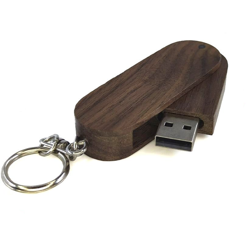 Подарочная деревянная флешка Bamboowood Автоключ Орех 32 GB