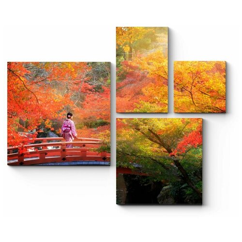 Модульная картина Сны о Японии, Киото 102x85