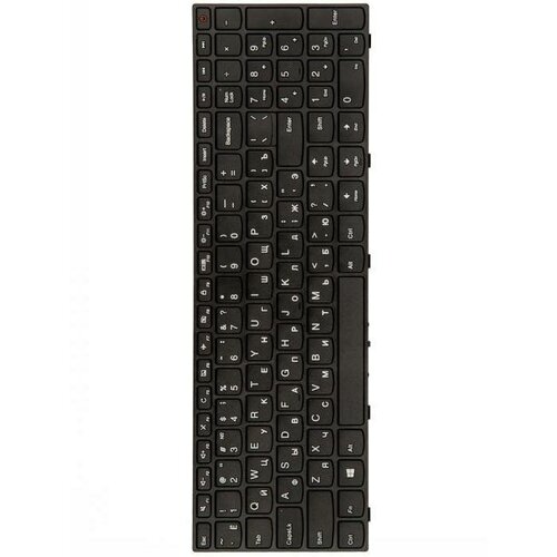 Клавиатура (keyboard) для ноутбука Lenovo, черная с рамкой, 5N20L25877