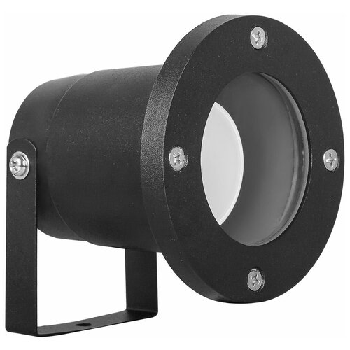 Feron Ландшафтный светильник 3734 11858, GU10, 7 Вт, цвет арматуры: черный, цвет плафона черный