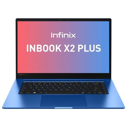 15.6" Ноутбук Infinix Inbook X2 Plus XL25 1920x1080, Intel Core i5 1155G7 2.5 ГГц, RAM 8 ГБ, LPDDR4X, SSD 512 ГБ, Intel Iris Xe Graphics, Windows 11 Home, T115205, синий