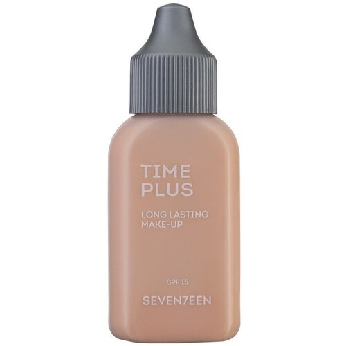 SEVENTEEN / Тональный крем длительного действия TIME PLUS LONGLASTING MAKE UP, тон №4 средний беж