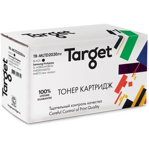 Картридж Target MLTD203Env, черный, для лазерного принтера, совместимый