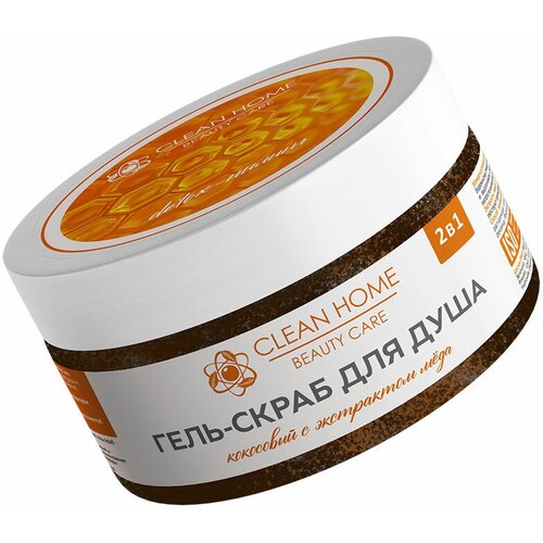Гель-скраб для душа Clean Home Beauty Care Detox-пилинг с экстрактом мёда 250 мл