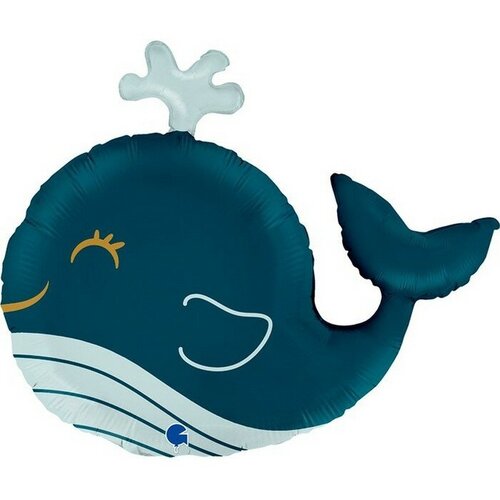Шар фольгированный 26" «Счастливый кит», фигура