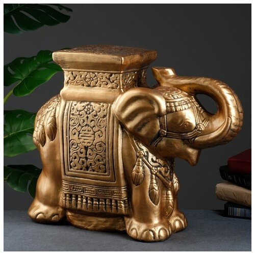 Хорошие сувениры Фигура - подставка "Слон" бронза, 21х54х43см
