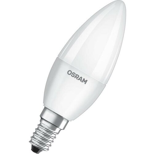 Лампа светодиодная LED 7 Вт E27 4000К 560Лм свеча 220 В (замена 60Вт) 4058075579477 LEDVANCE (8шт.)